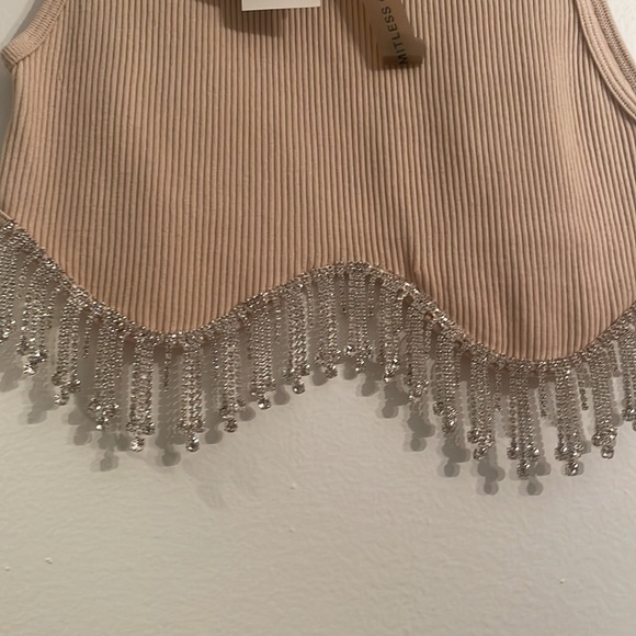 Zara | Tops | Nwt Zara Diamond Drop Crop Top | Poshmark
